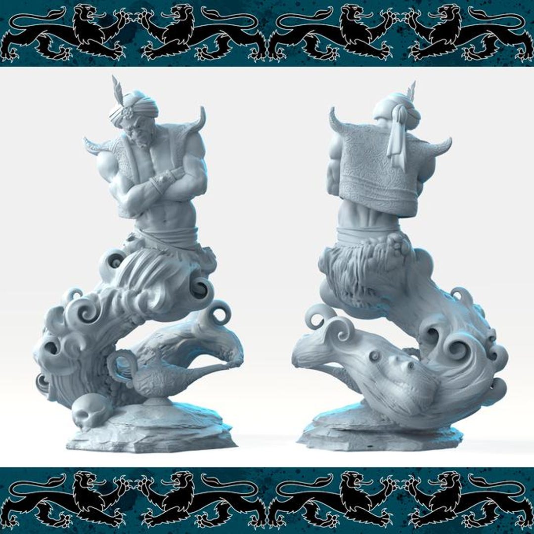 Dungeons and Dragons, DND TTRPG, Wargaming - Large Elemental - Genie ...