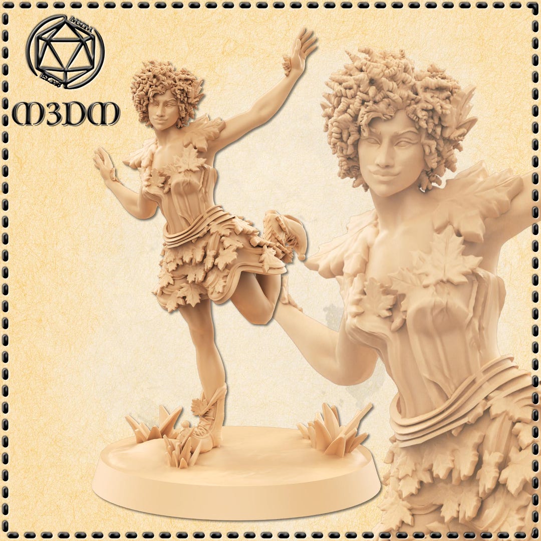 Dungeons & Dragons Playable Character - Human Female Autumn Elf Eladrin ...