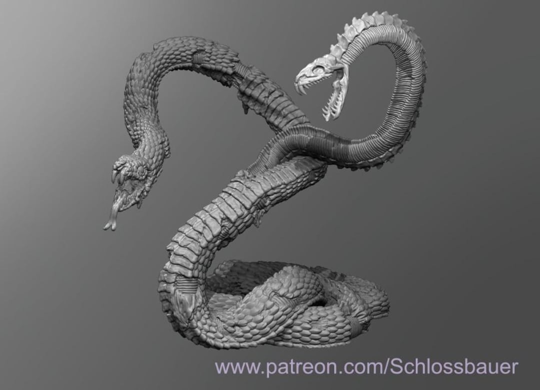 Dungeons and Dragons HD Resin Print Medium Monstrosity Giant Two Headed ...