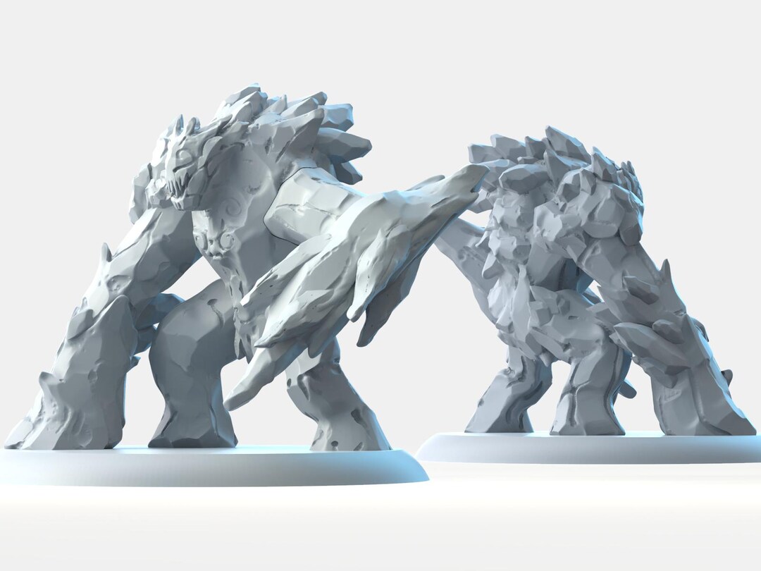 Dungeons and Dragons, DND TTRPG, Wargaming - Large Elemental - Ice ...