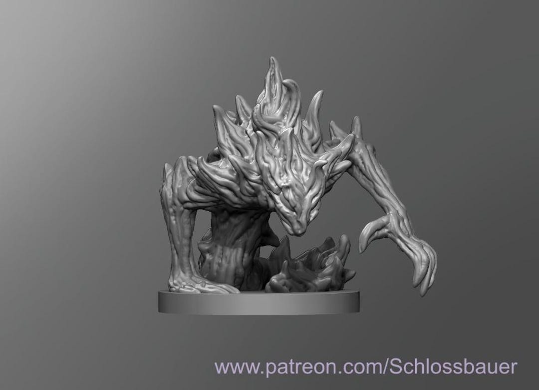Dungeons and Dragons, DND TTRPG, Wargaming - Medium Fiend - Babau ...