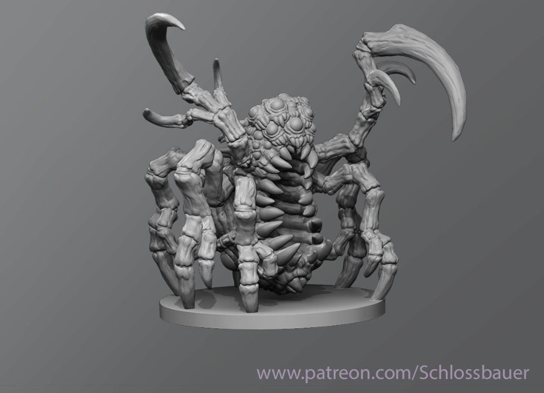 Dungeons and Dragons, DND TTRPG, Wargaming - Huge Elemental Spider ...