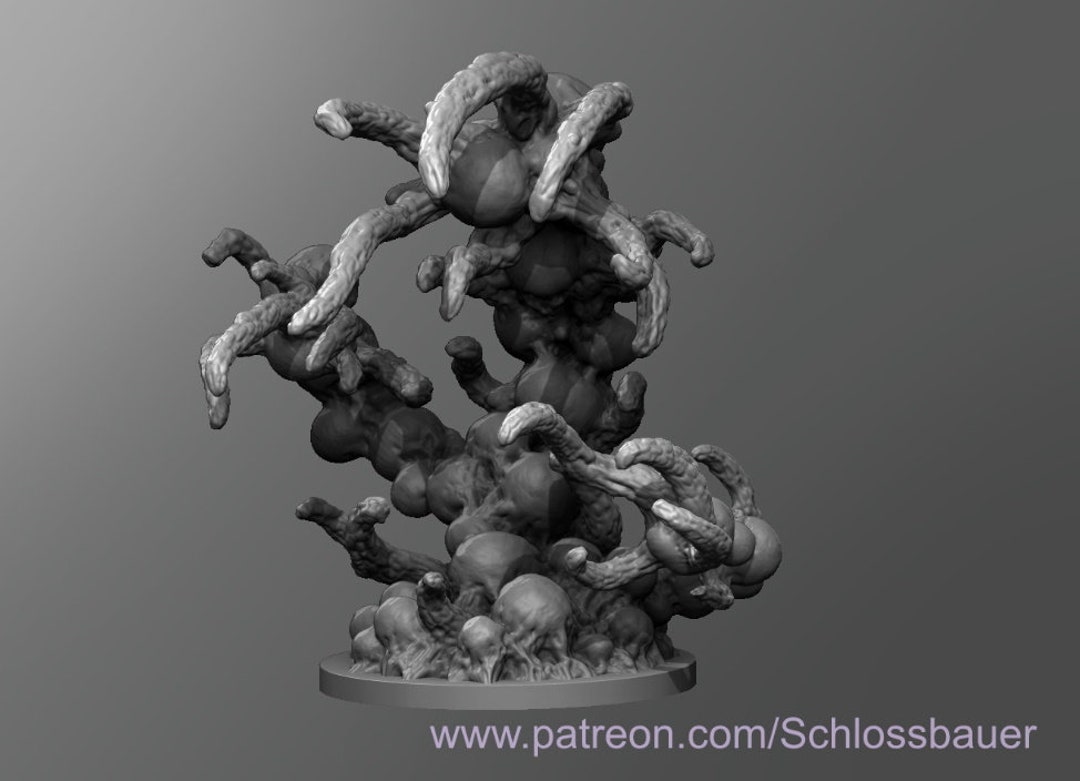 Dungeons and Dragons, DND TTRPG, Wargaming - 72mm High - Large Ooze ...