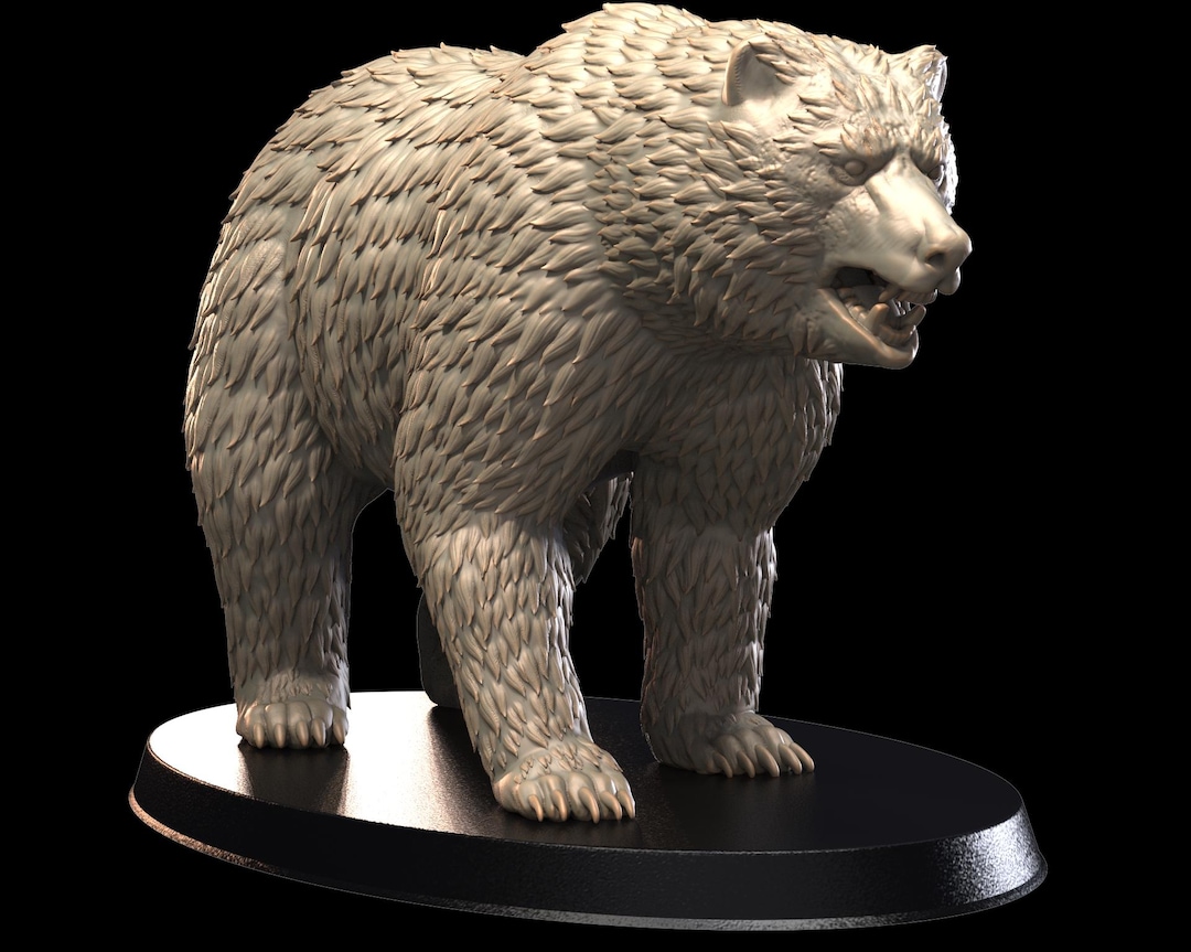 Dungeons and Dragons, DND TTRPG, Wargaming - Large Beast - Brown, Polar ...