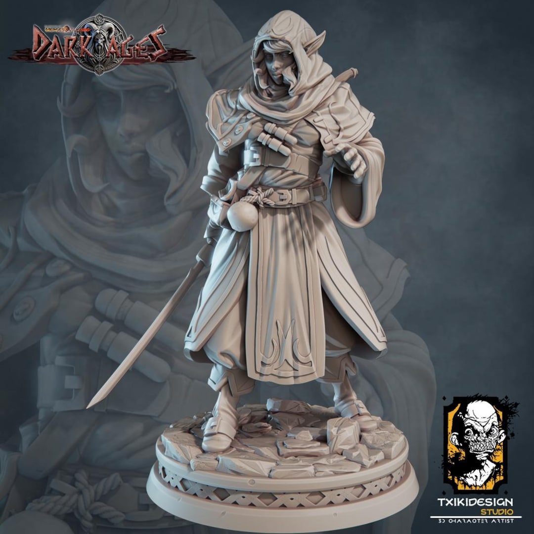 Dungeons and Dragons, DND TTRPG, Wargaming - Playable Character - Male ...