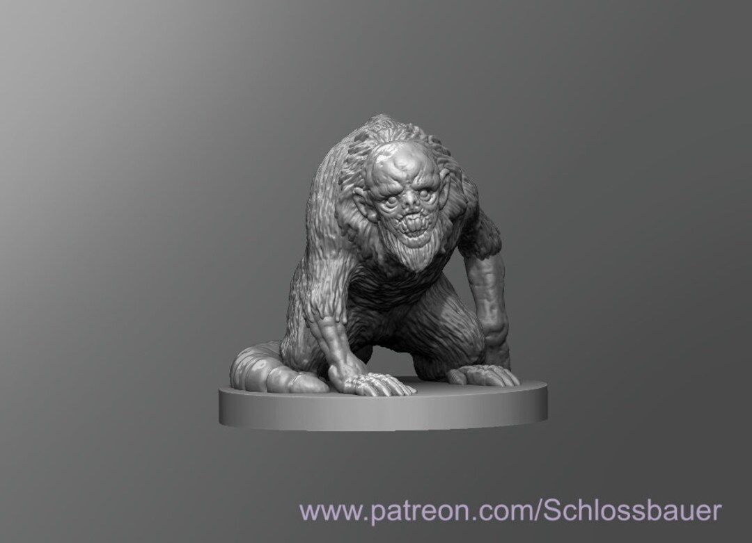 Dungeons and Dragons, DND TTRPG, Wargaming - Human Rat Familiar - Brown ...
