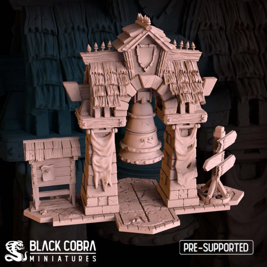 Dungeons & Dragons DND, RPG, Wargaming - Bell Tower, Sign Posts, Notice ...