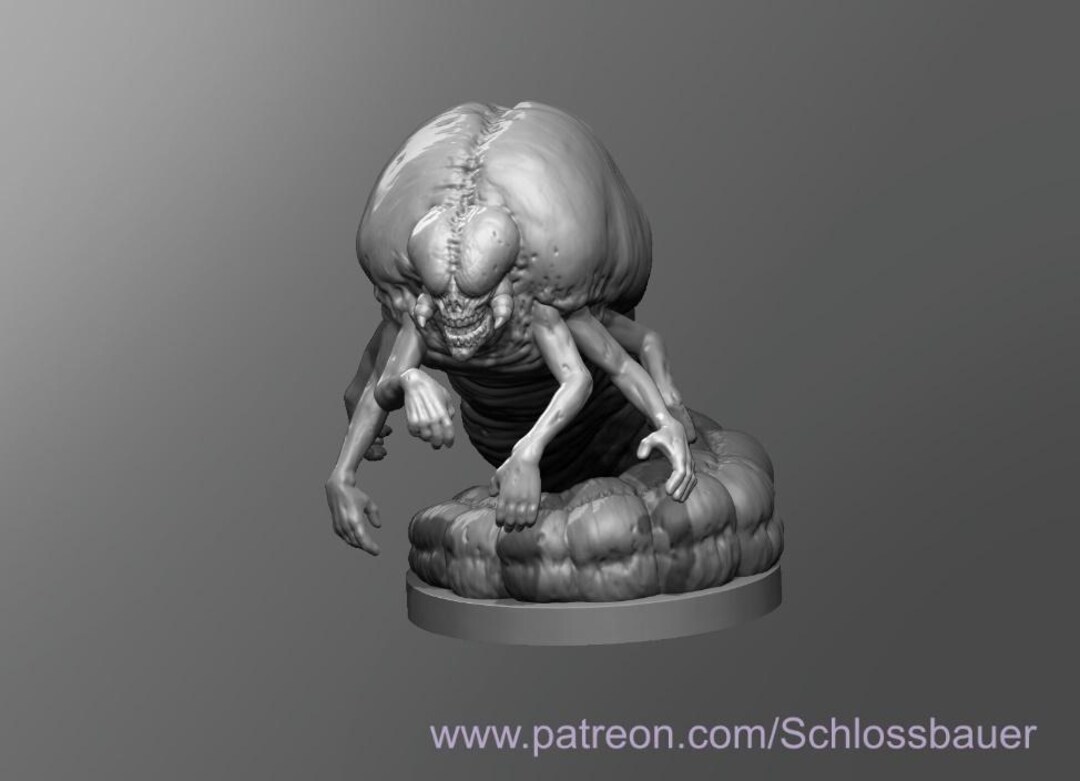 Dungeons and Dragons, DND TTRPG, Wargaming - Medium Fiend - Soul Larvae ...