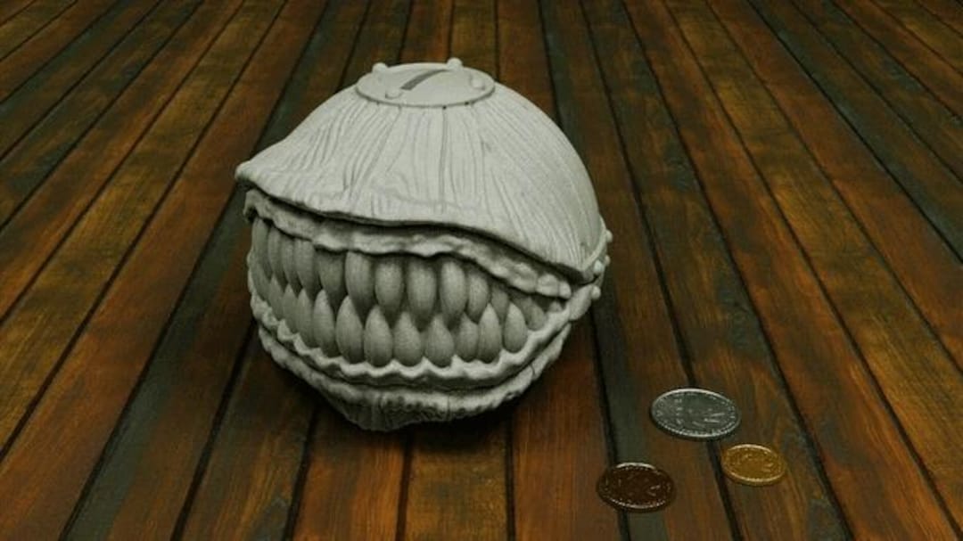 Mimic - Money Box, Coin Bank, Money Jar - 11cm Tall, Dungeons and ...