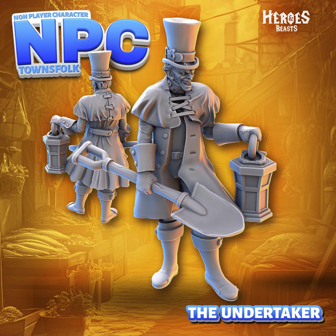 Dungeons and Dragons, DND TTRPG, Wargaming - NPC Character - Male ...