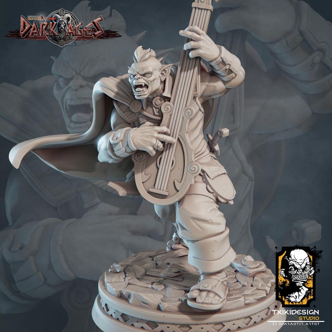 Dungeons and Dragons, DND TTRPG, Wargaming - Playable Character - Male ...