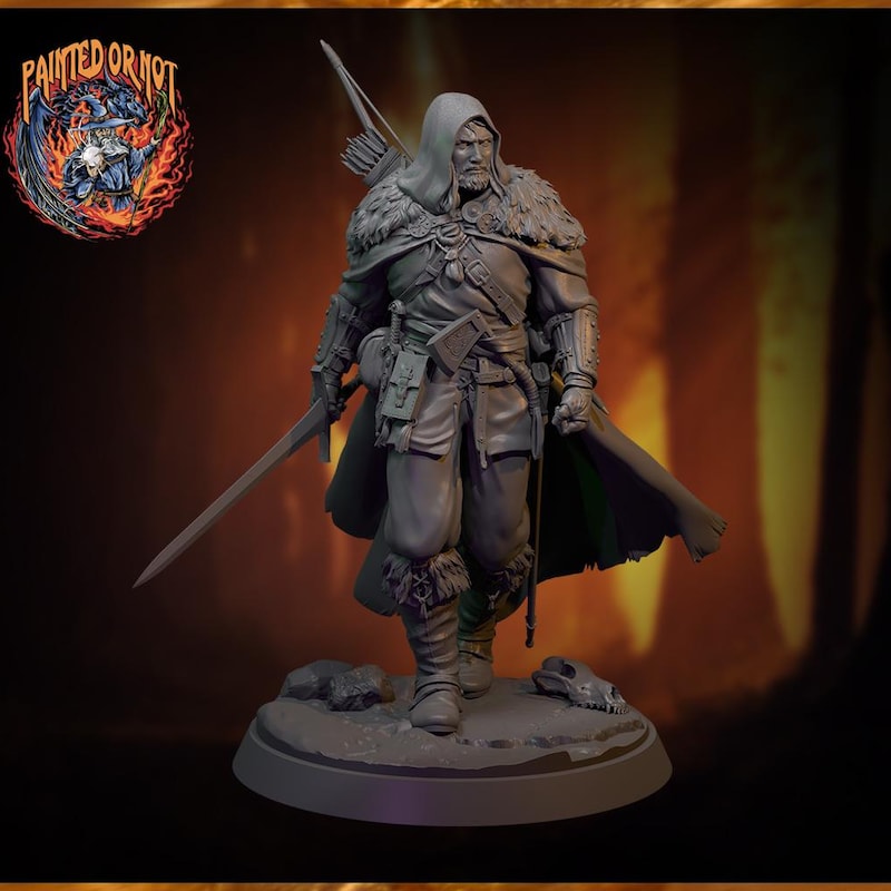 Male Archer Dnd Mini - Etsy