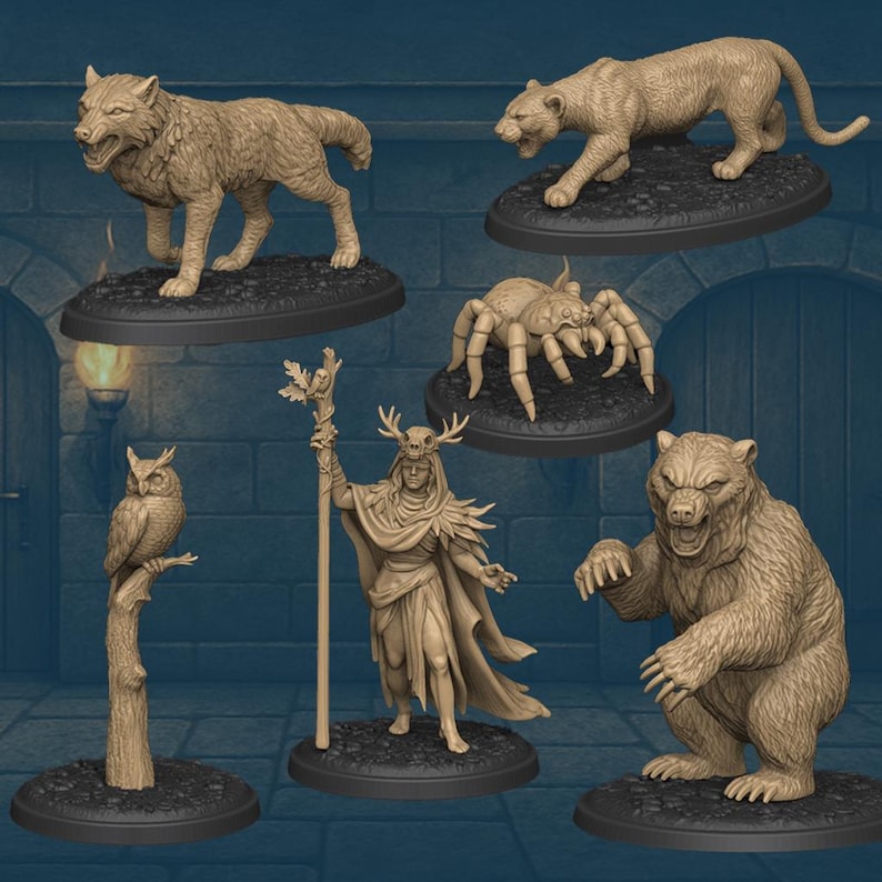 Dungeons and Dragons, DND TTRPG, Wargaming - Druid Wildshape - 5 ...