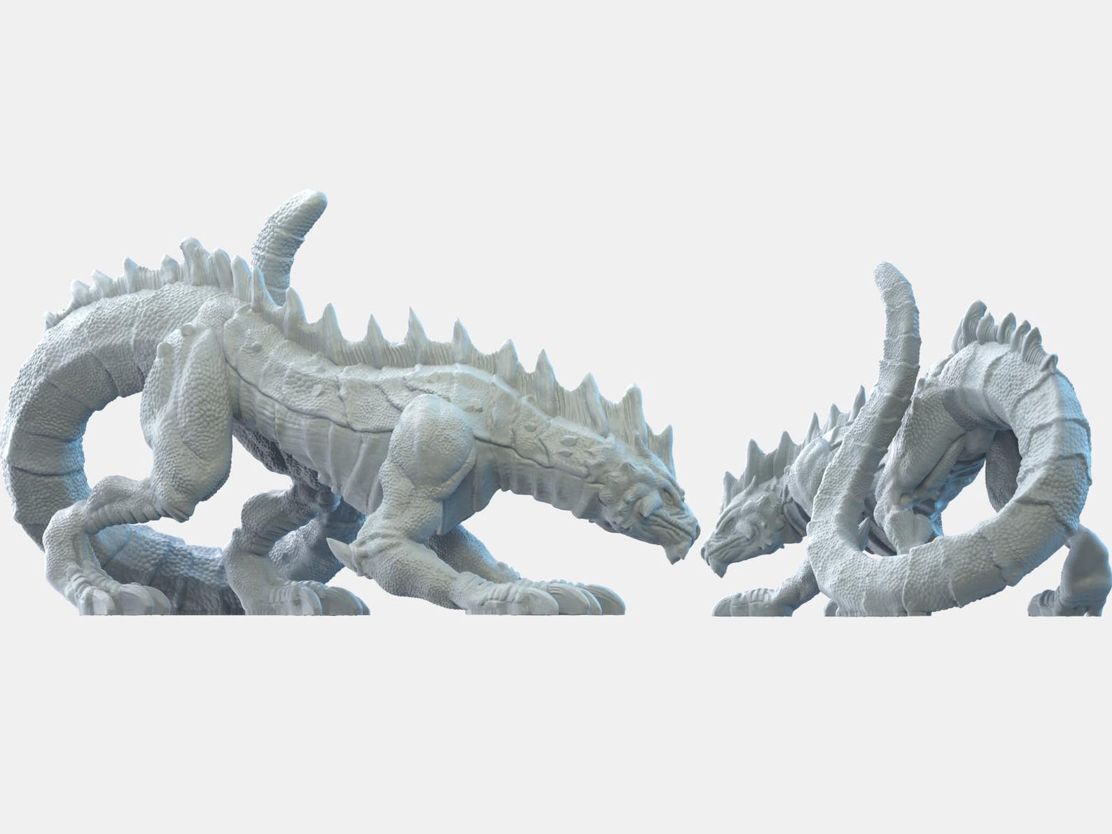 Dungeons and Dragons, DND TTRPG, Wargaming - 60mm Tall - Medium Dragon ...