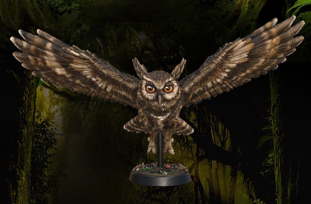 Dungeons & Dragons - Druid Animal - Giant Owls - 32mm - Etsy