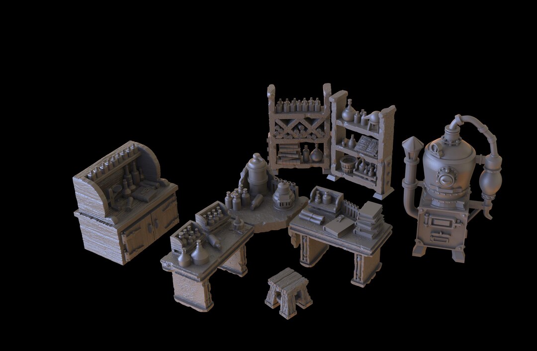 Dungeons and Dragons, DND TTRPG, Wargaming - Alchemy Set - Dungeons ...