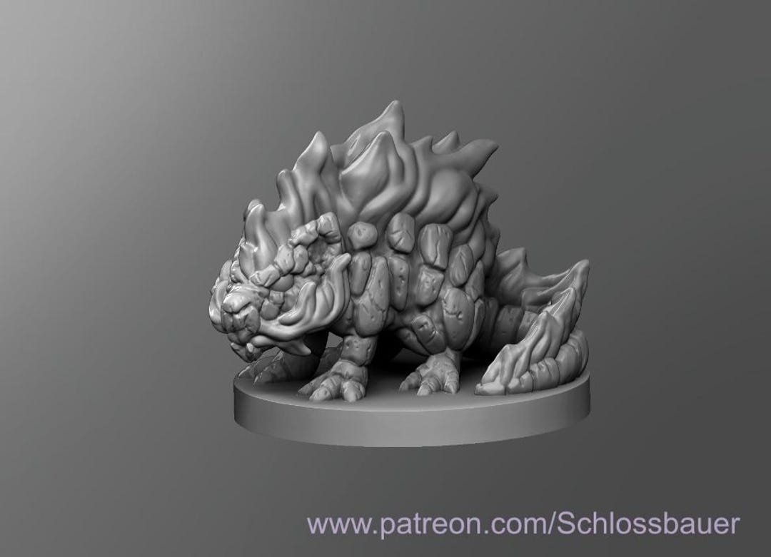 Dungeons and Dragons, DND TTRPG, Wargaming - Small Elemental Fire ...