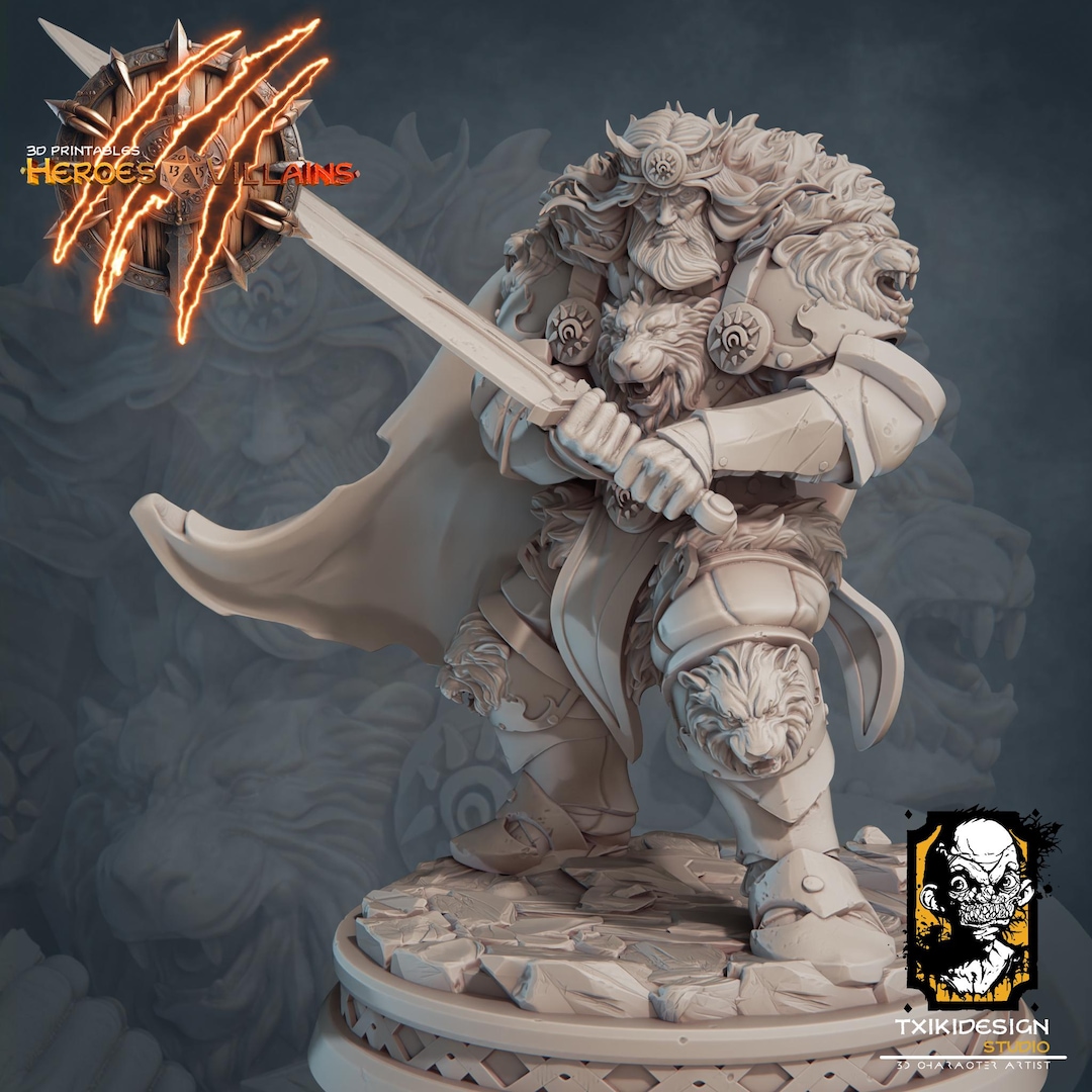 Dungeons and Dragons, DND TTRPG, Wargaming - Playable Character - Male ...