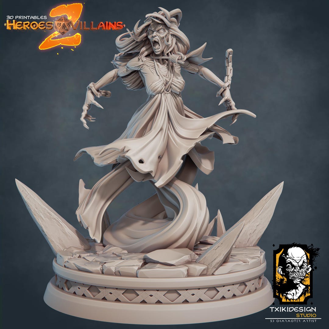 Dungeons and Dragons, DND TTRPG, Wargaming - 36mm Tall - the Wretched ...