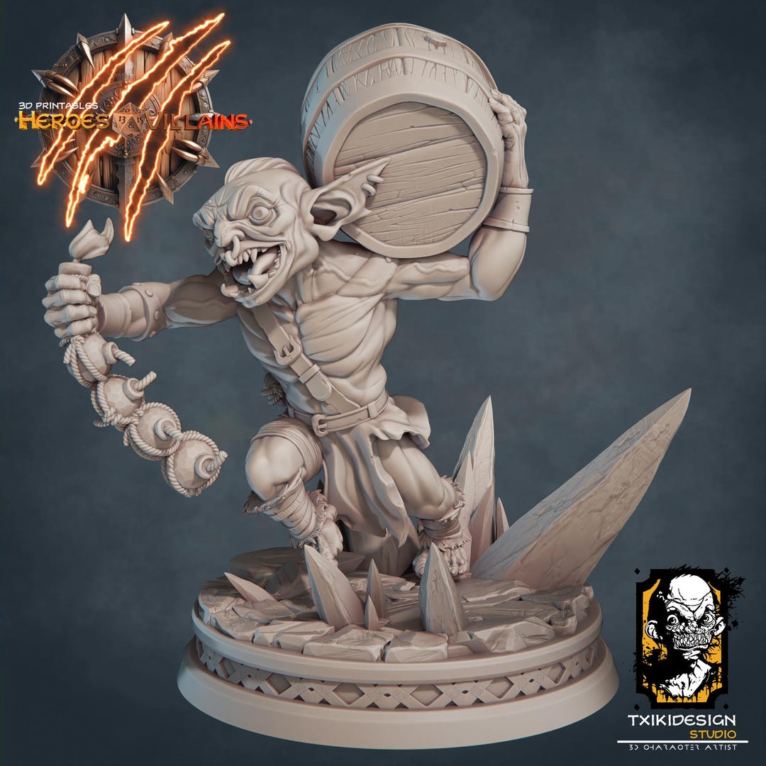 Dungeons and Dragons - Playable Character - Male Goblin Grubbin - Rogue ...
