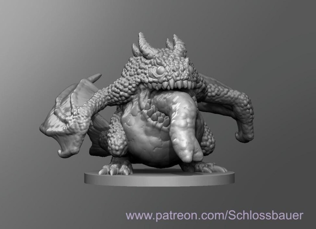 Dungeons and Dragons, DND TTRPG, Wargaming - Medium Fiend - Daemon ...