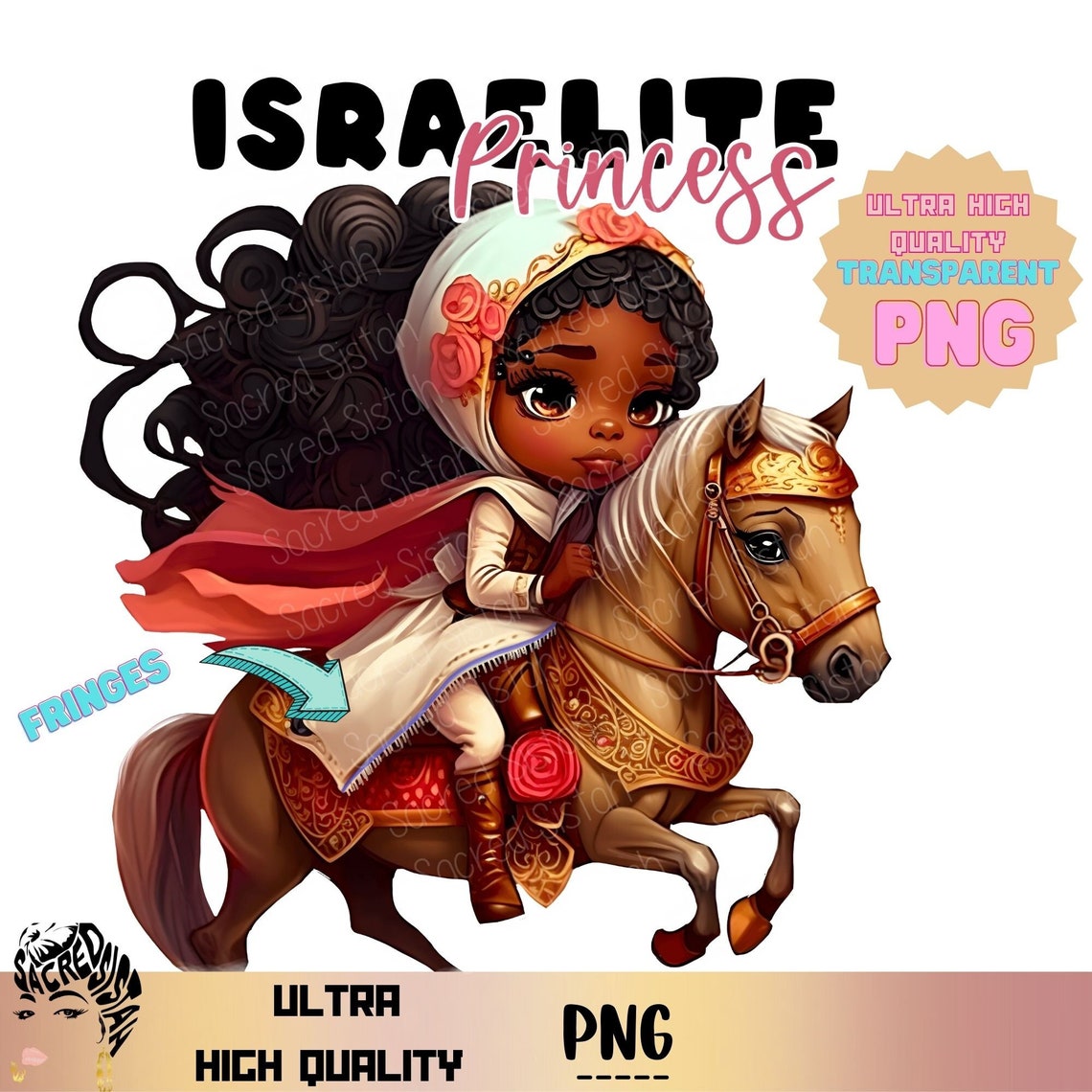 Israelite Princess PNG, Hebrew Israelite Png, Black Girl Png,african ...