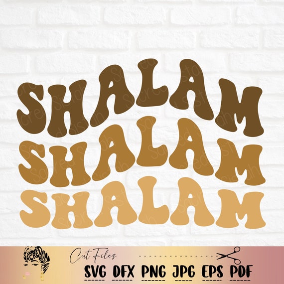 Shalam Svg-black Woman Svg-head Wrap Svg-religious - Etsy