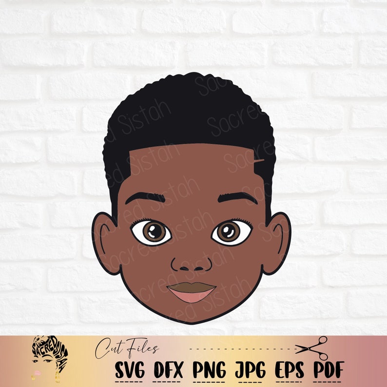 Black Boy Svg-black Prince Svg-little Brown Prince - Etsy
