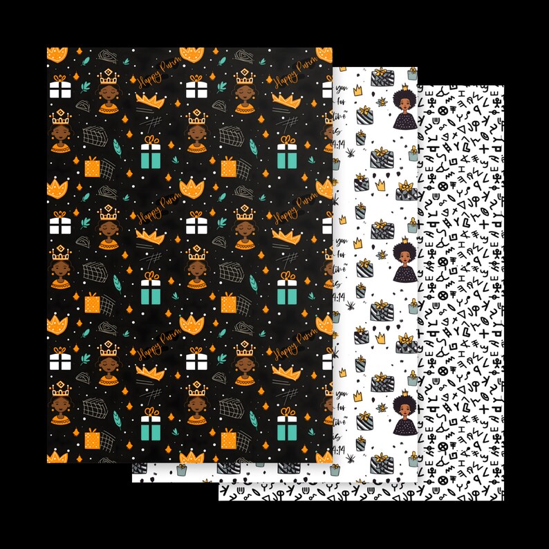 Purim Wrapping Paper Sheets, Holy Day Wrapping Paper, Hebrew Israelite ...