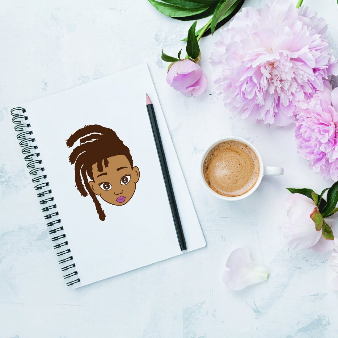 Black Girl Svg-loc Sistah Svg-locs Girl Svg-israelite Svg-hebrew ...