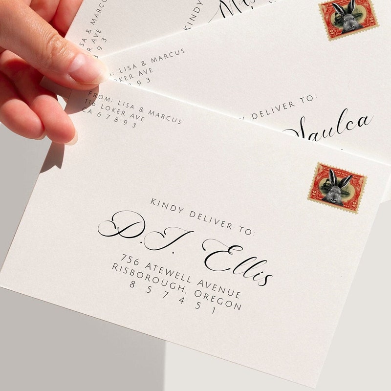 Envelope Addressing - Etsy