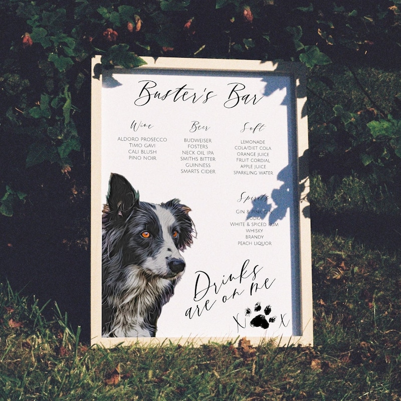 Dog Wedding Sign - Etsy