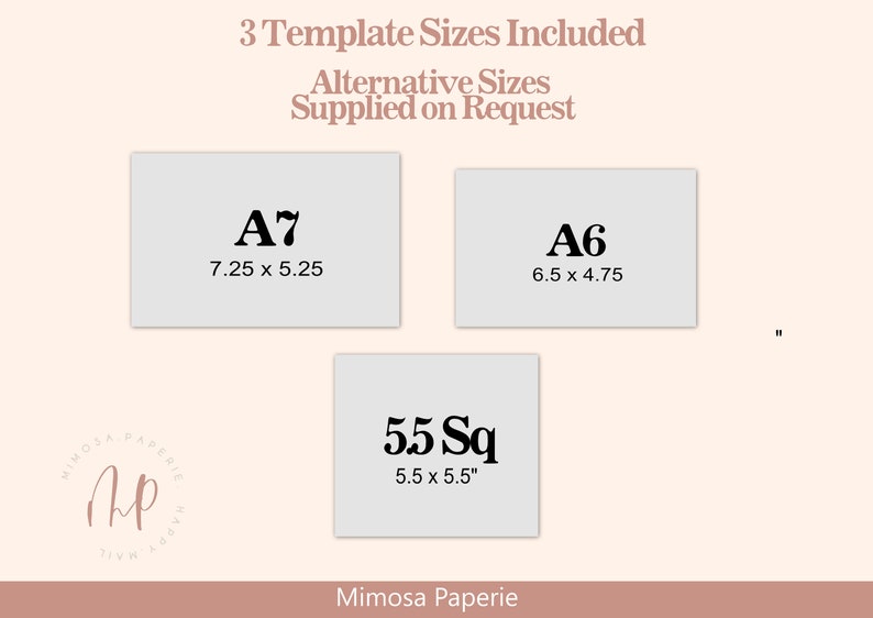 Envelope Address Template 3 Sizes, Printable Calligraphy Birthday Card ...