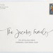 Printable Calligraphy Envelope Address Template, Minimal Editable ...