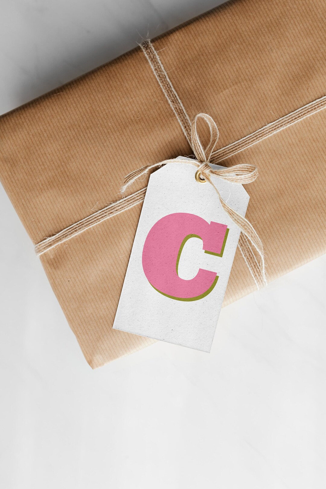 Editable Tags Instant Download, Custom Initial Colorful Gift Tag ...