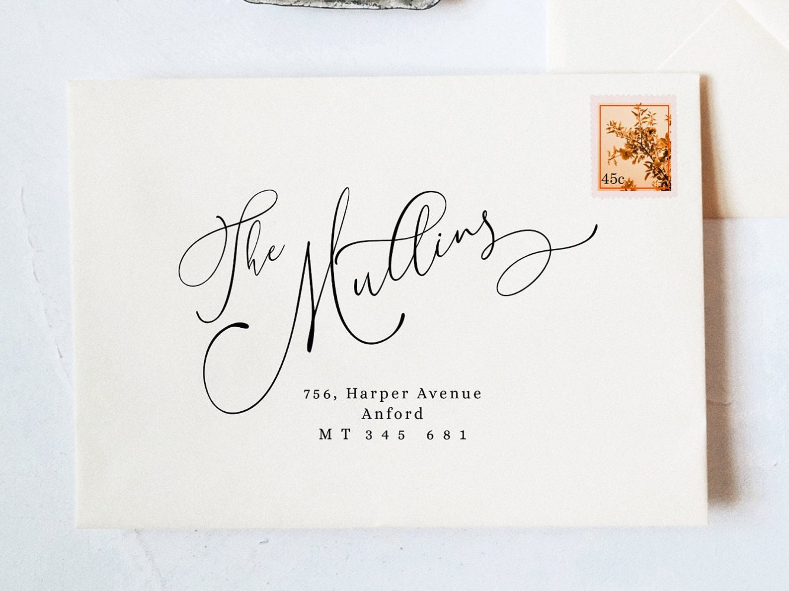 Envelope Address Template Instant Download Printable Wedding Envelope ...