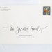 Printable Calligraphy Envelope Address Template, Minimal Editable ...