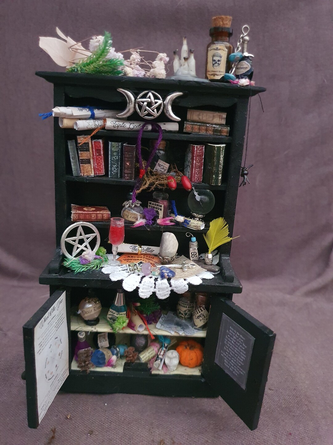 Gothic Cupboard, Witches Cupboard. - Etsy