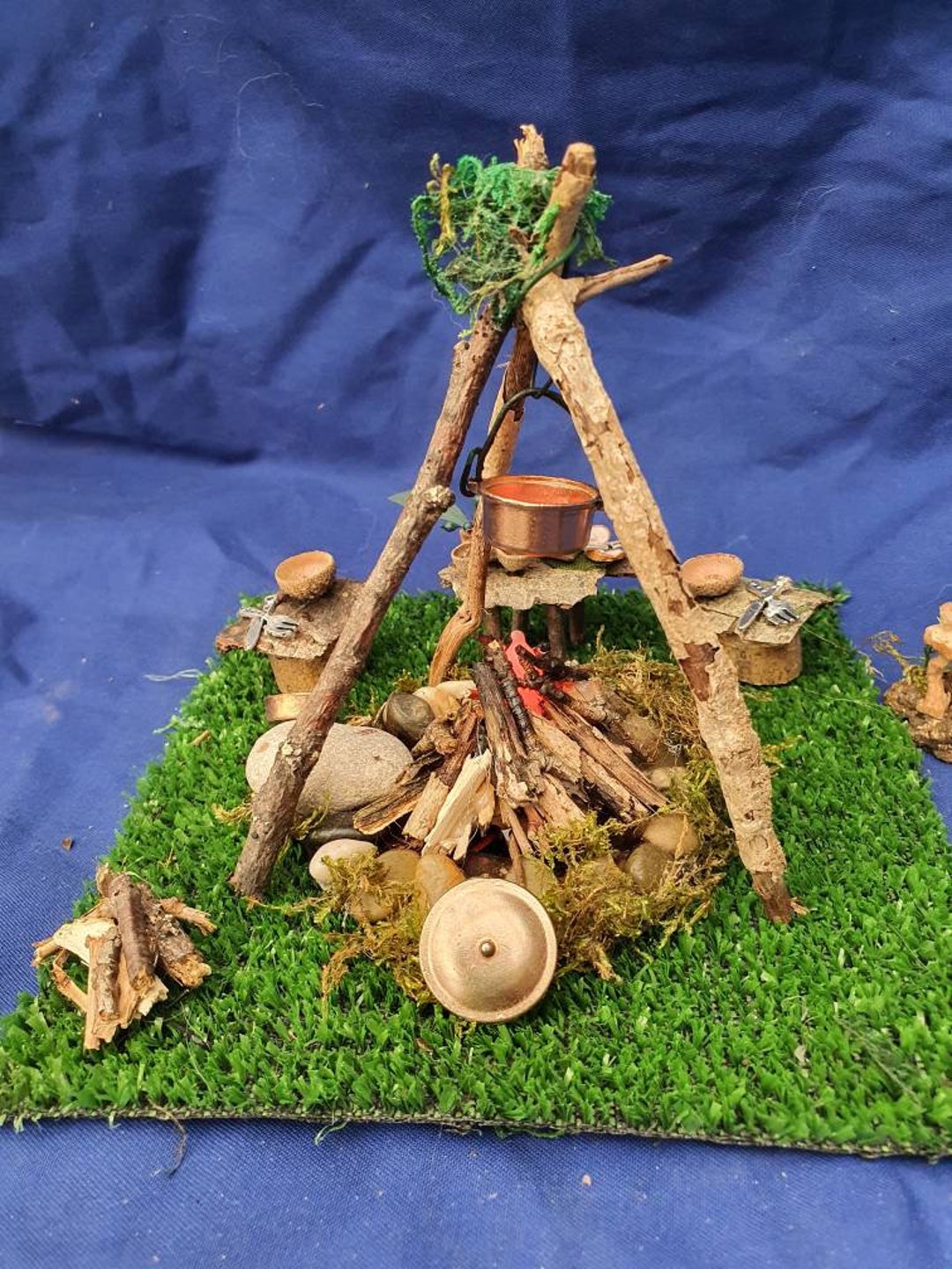 Light up Fairy Garden Camp Fire - Etsy