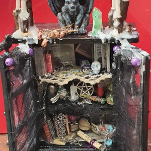 Gothic Cupboard, Witches Cupboard. - Etsy