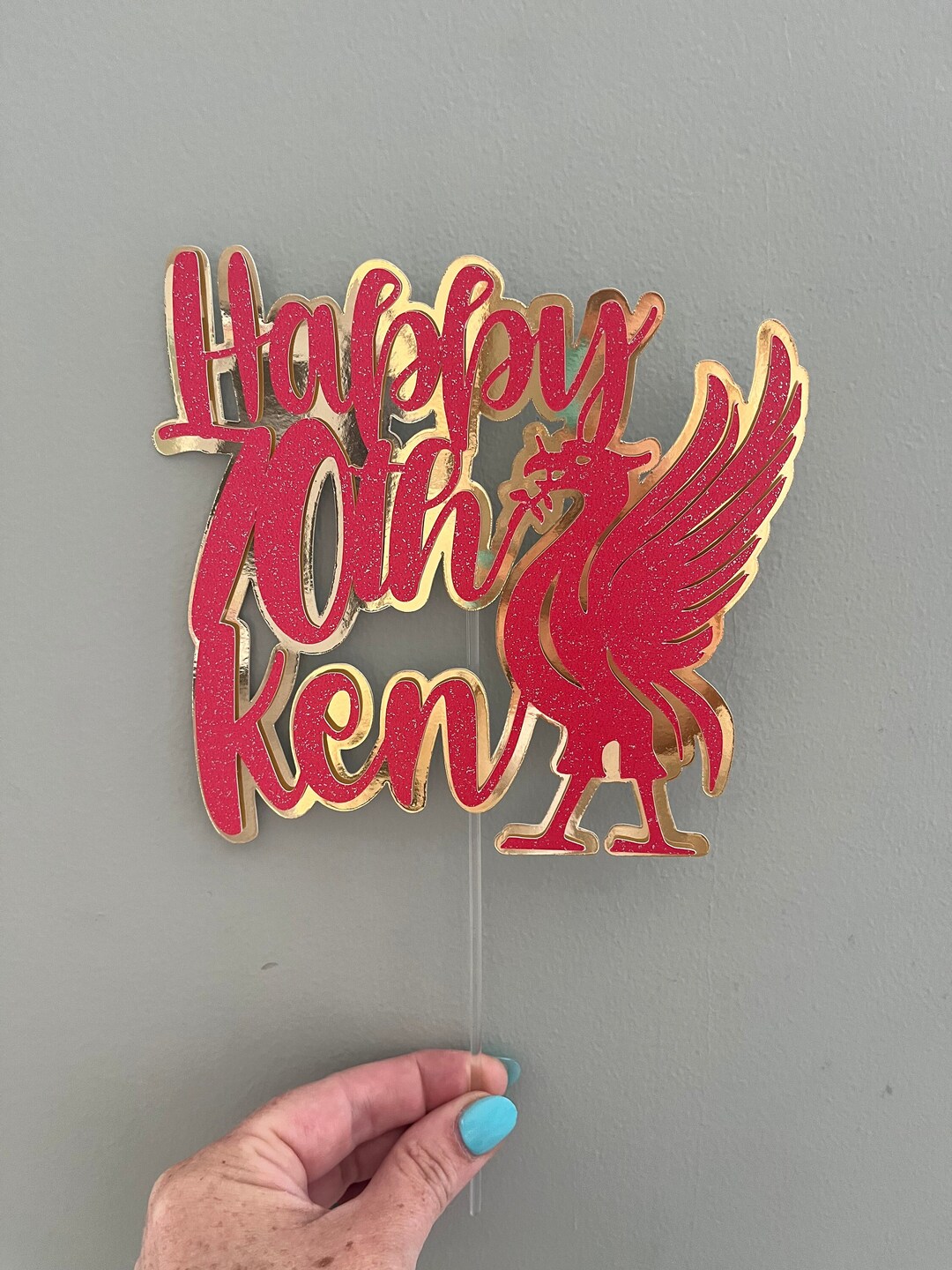 LFC Liverpool Inspired Cake Topper - Etsy