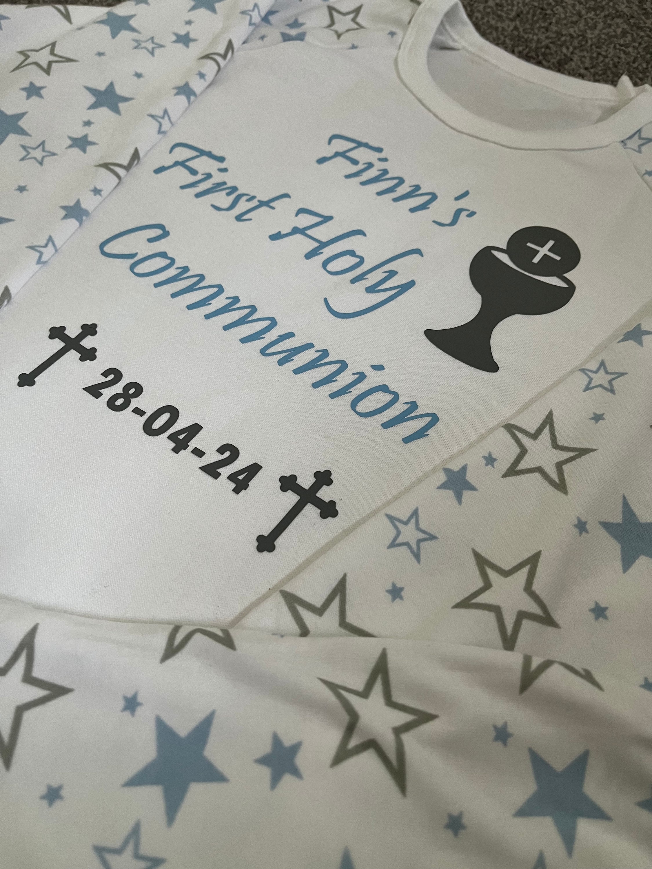 First Holy Communion Pjs / Pyjamas - Etsy Ireland