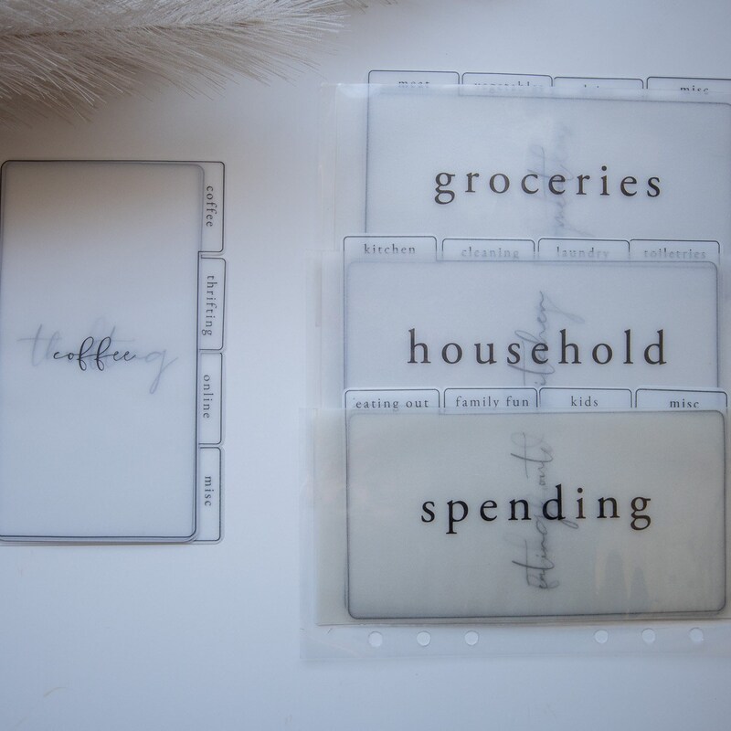 Cash Envelope Dividers - Etsy