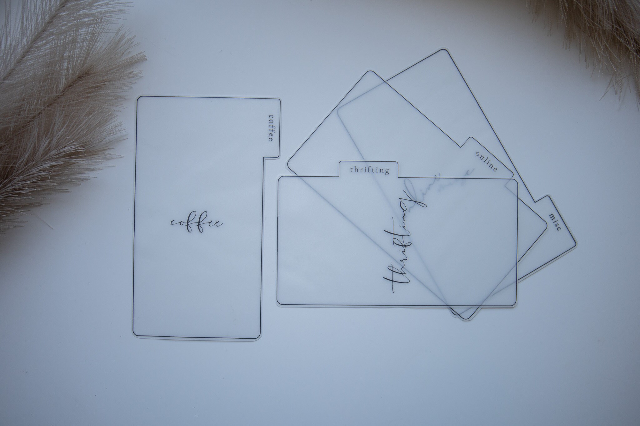 Minimalist Cash Dividers With Tabs A6 Cash Envelopes Cash - Etsy