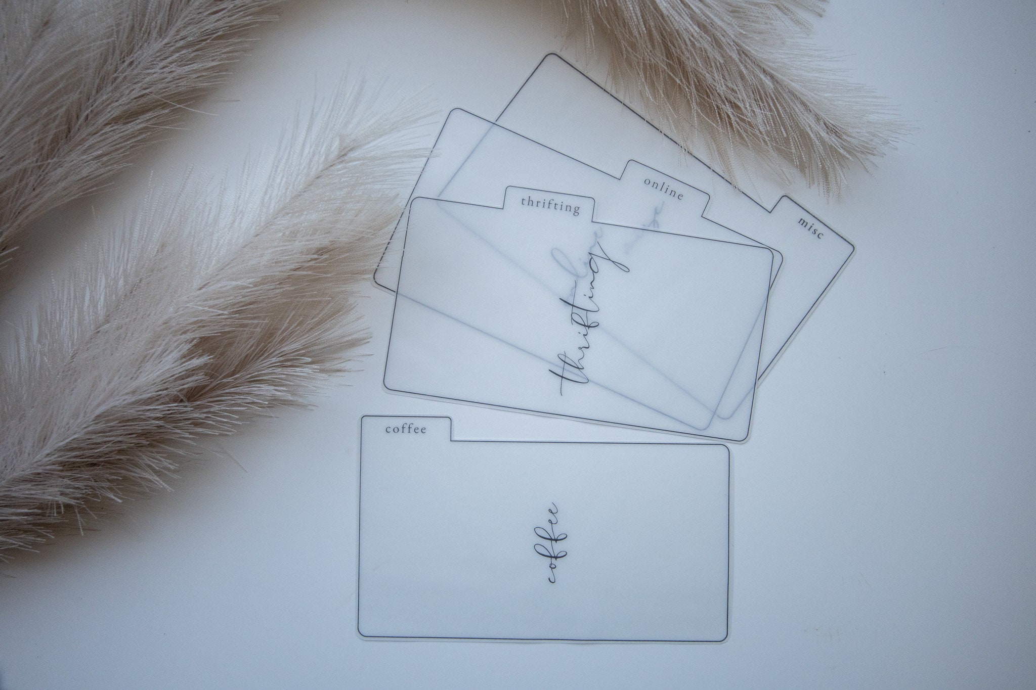 Minimalist Cash Dividers With Tabs A6 Cash Envelopes Cash - Etsy