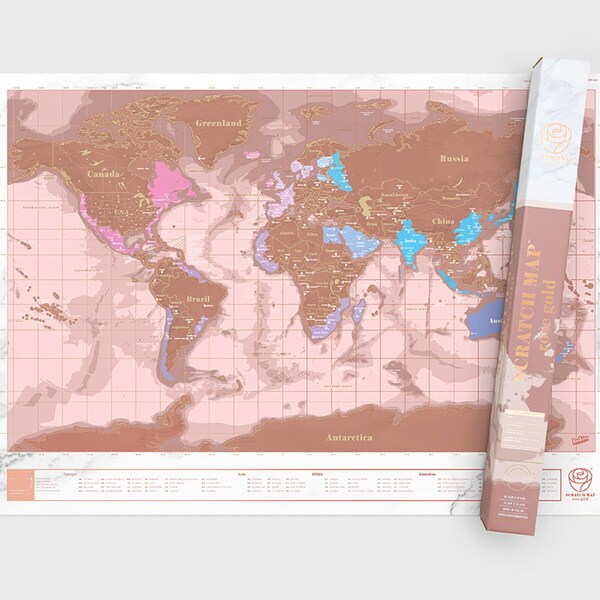 Scratch off World Map - Etsy