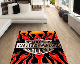 Harley Davidson Area Rugs - Etsy UK
