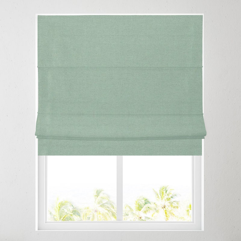 Duck Egg Roman Blinds - Etsy UK