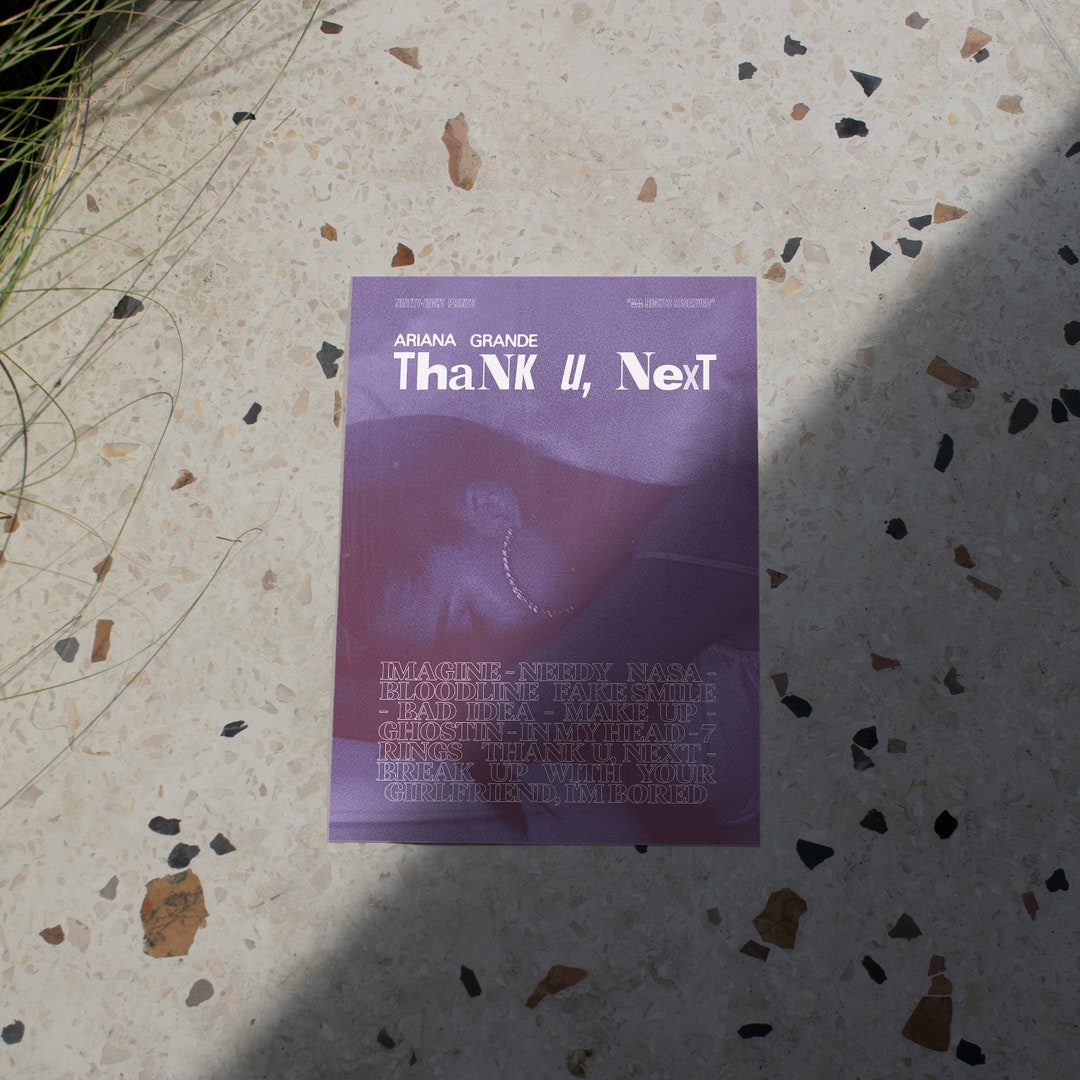 Ariana Grande Thank You Next Album Poster - Etsy UK