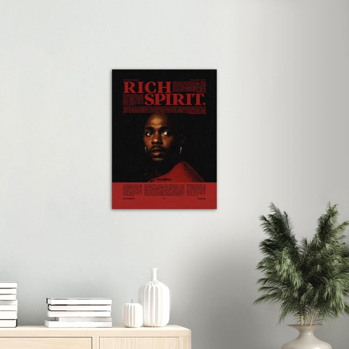 Rich Spirit - Kendrick Lamar Poster - Etsy